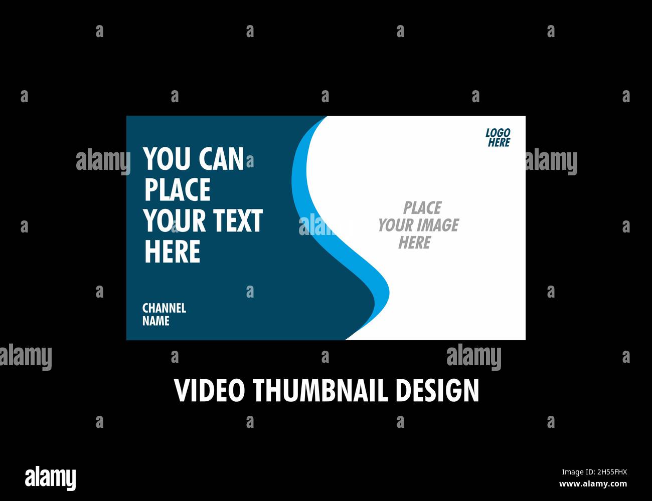 colorful and unique video thumbnail design Stock Vector Image & Art - Alamy