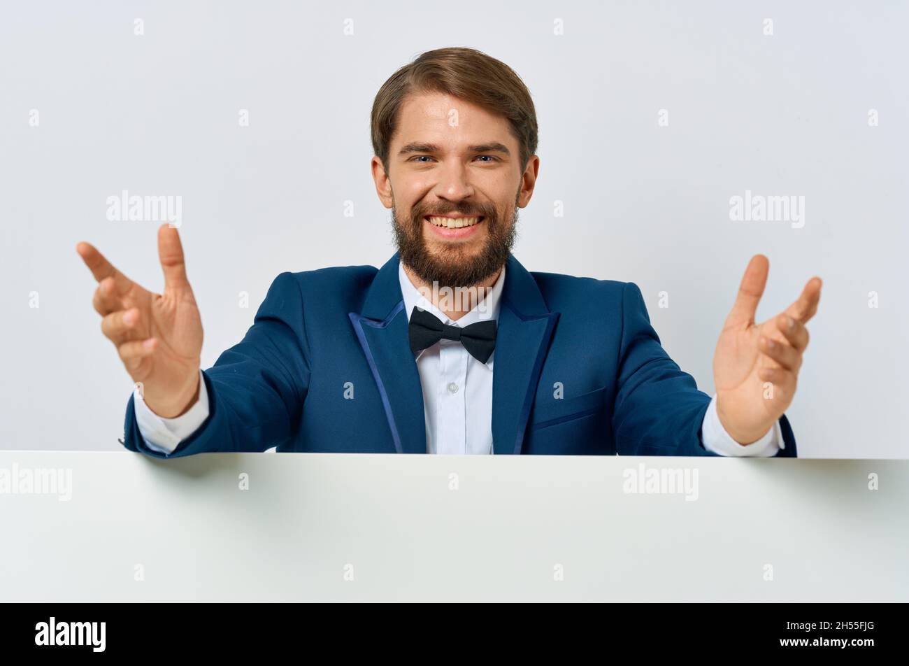 businessmen in suit white mocap poster discount advertising White ...