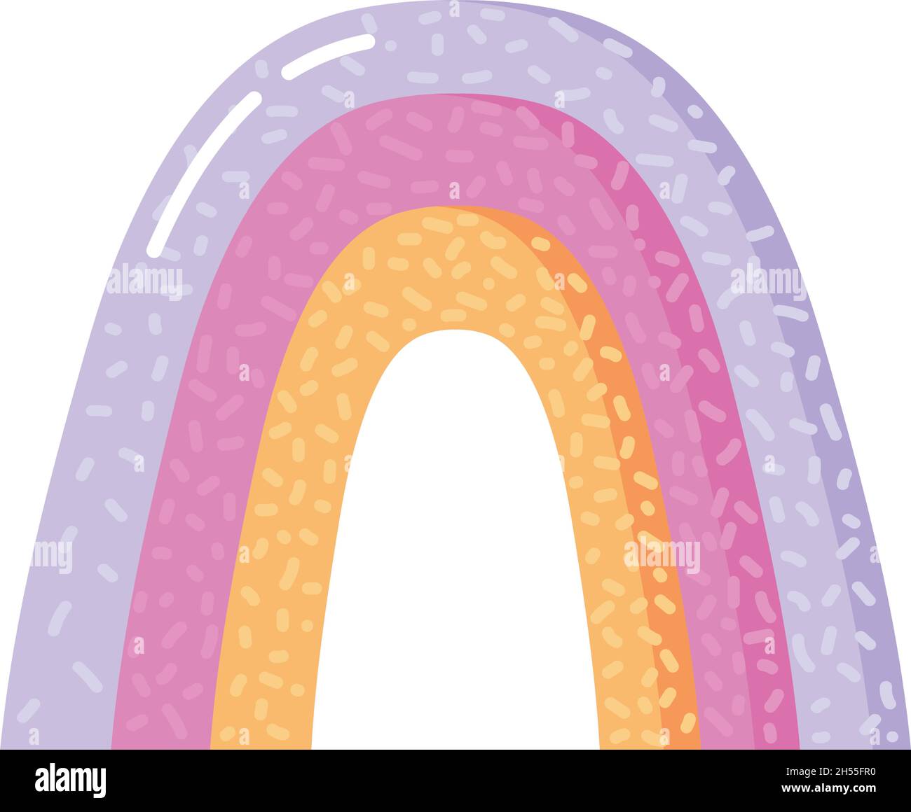 pretty rainbow illustration Stock Vector Image & Art - Alamy
