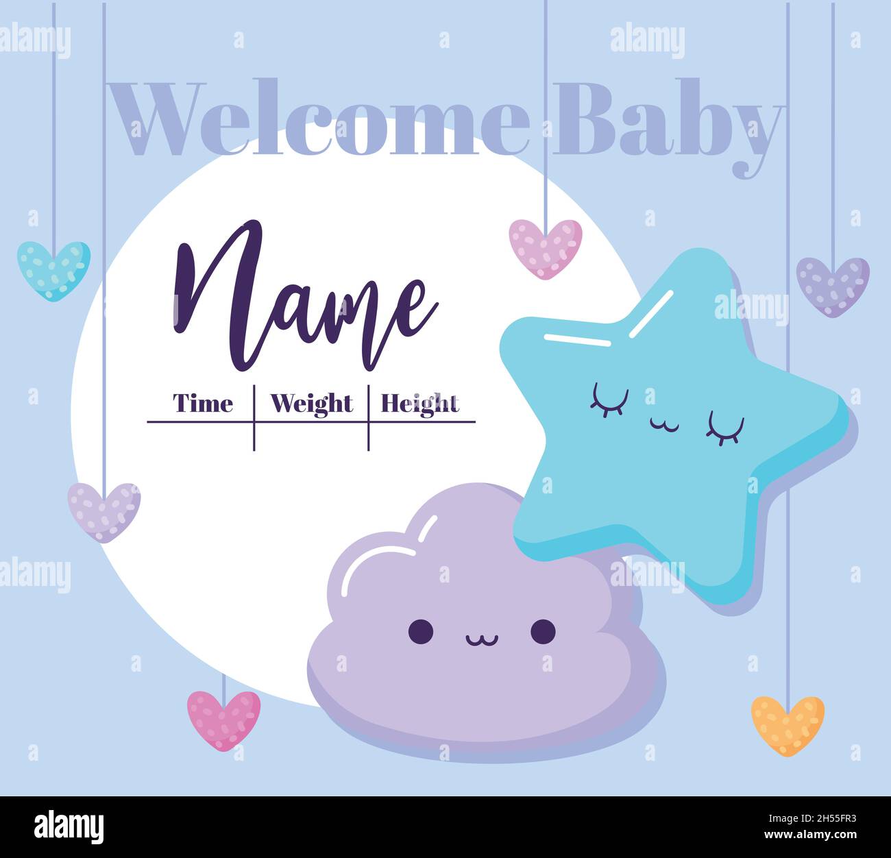 welcome baby illustration Stock Vector Image & Art - Alamy