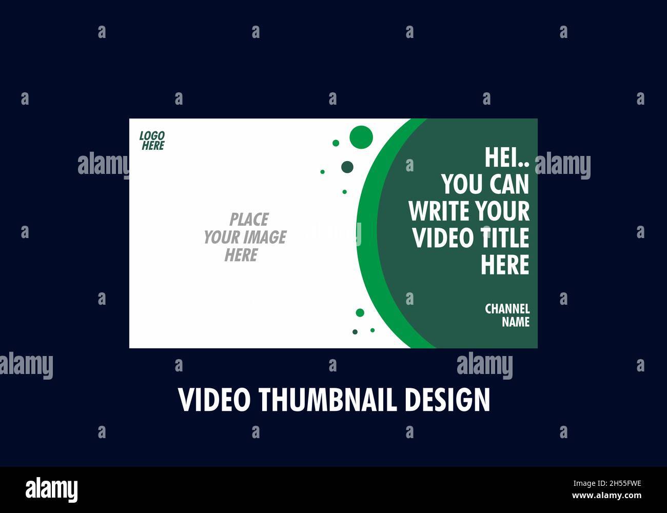 colorful and unique video thumbnail design Stock Vector Image & Art - Alamy