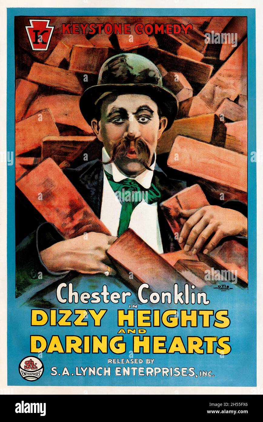 Dizzy Heights and Daring Hearts (Keystone:S.A. Lynch, 1915) Chester ...