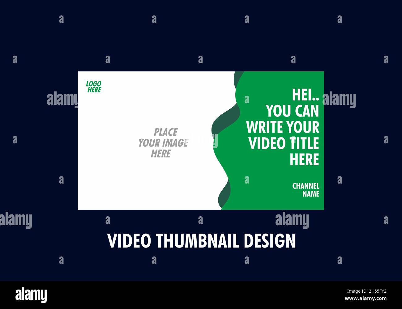 colorful and unique video thumbnail design Stock Vector Image & Art - Alamy