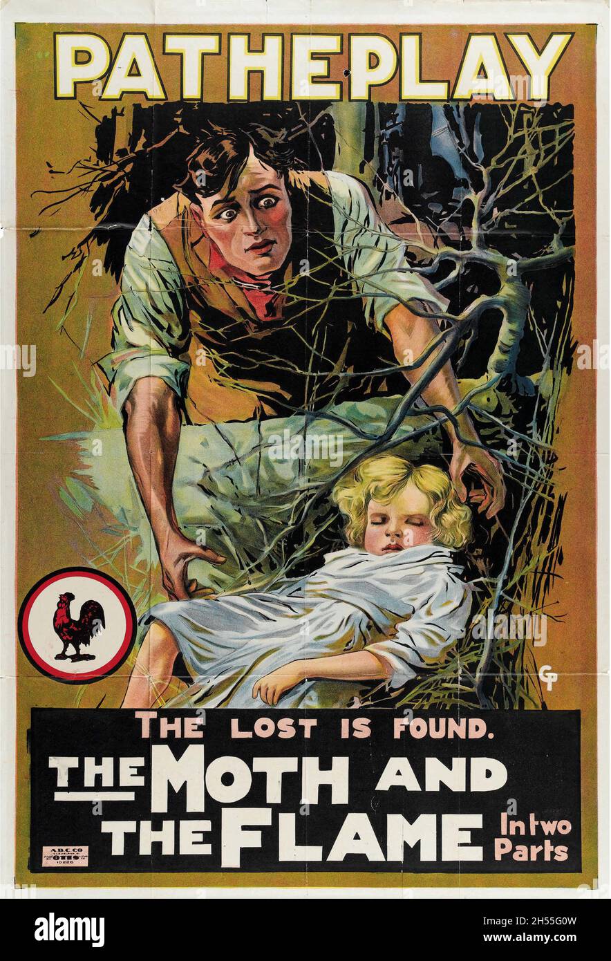 The Moth and the Flame - 1915 - Antique / old movie / film poster ...