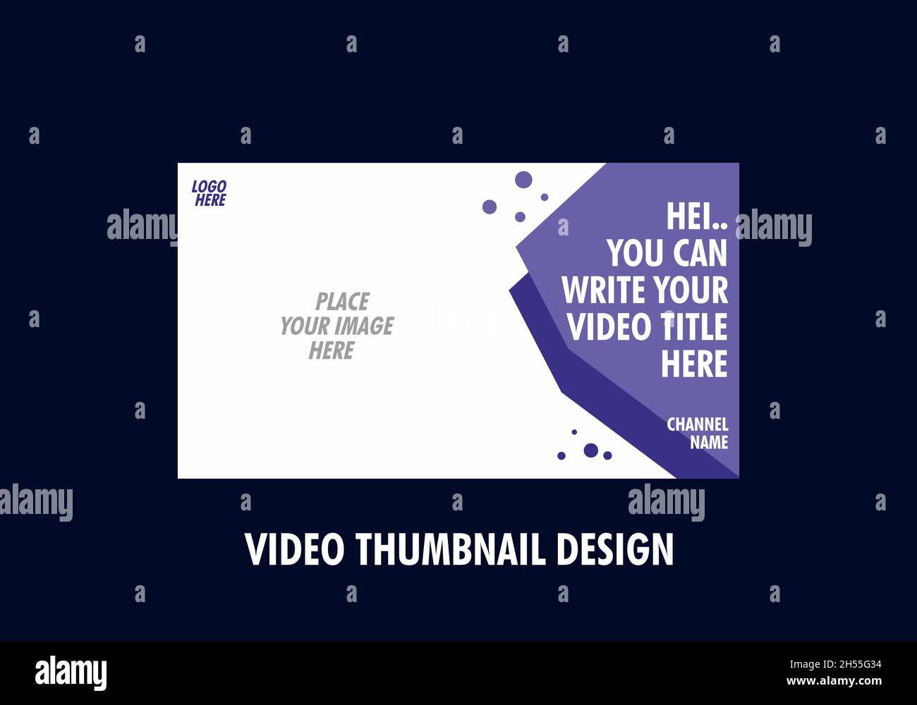 Colorful and unique video thumbnail design Stock Vector Image & Art - Alamy