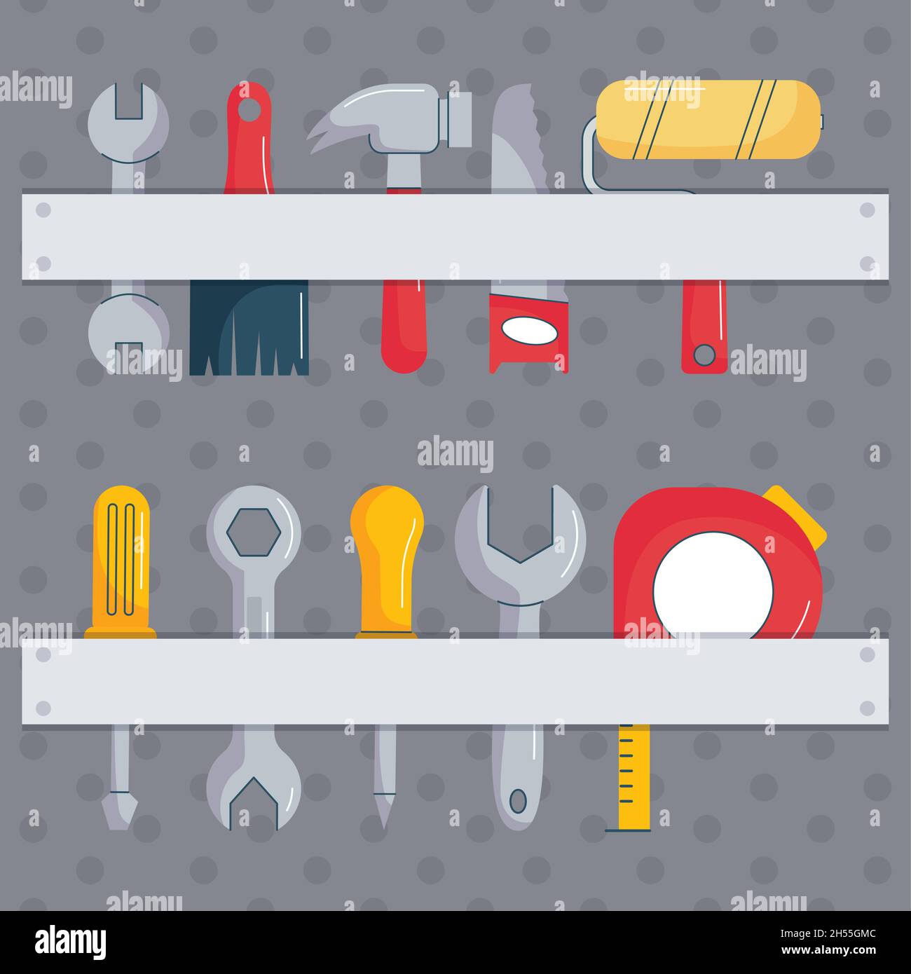 Construction Tools Design Stock Vector Image And Art Alamy