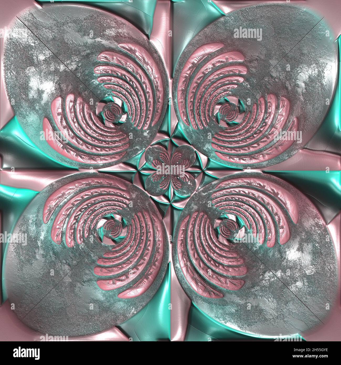 Luxury background seamless tile with embossed pattern on leather Stock ...