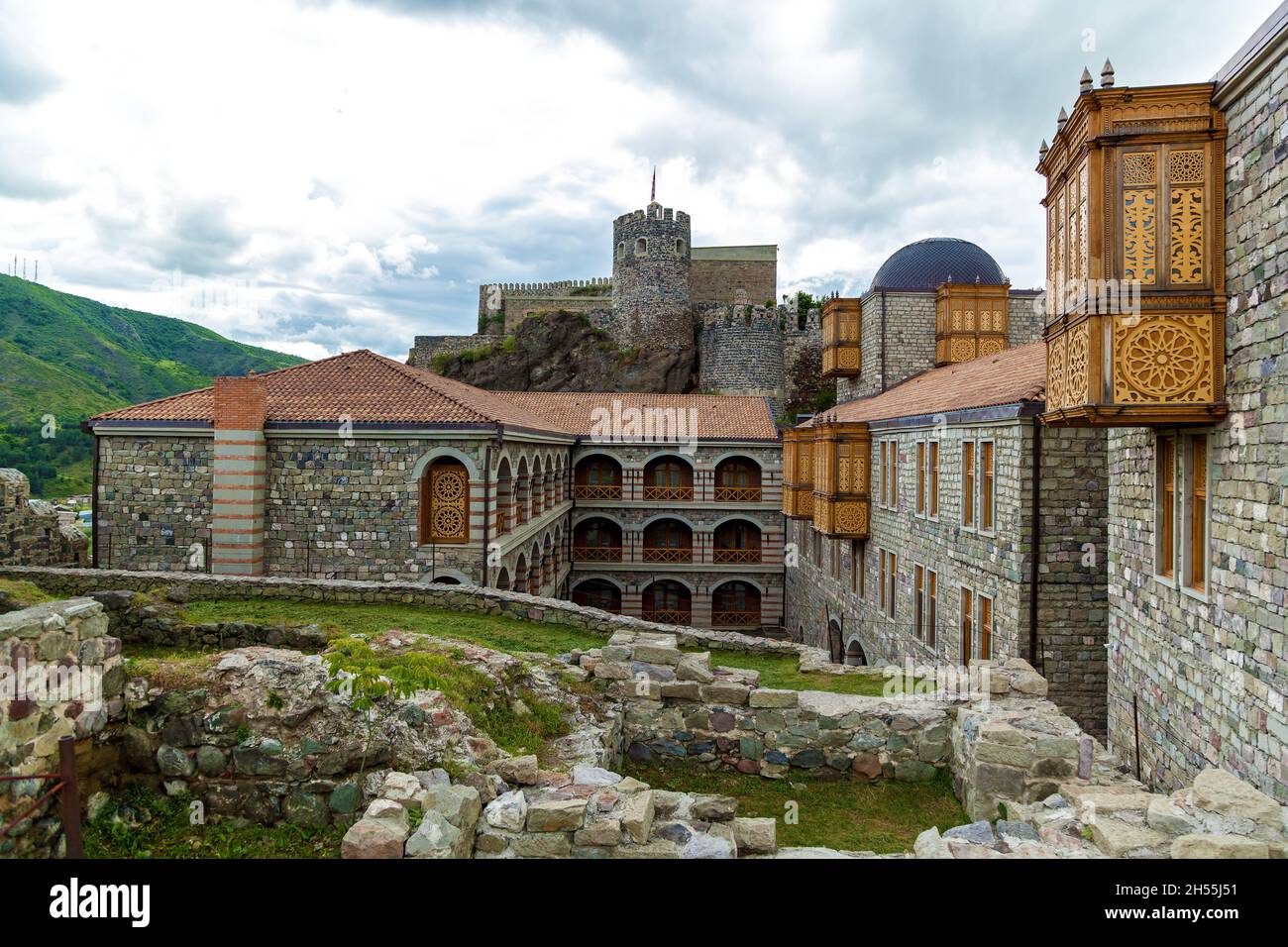 Rabati Fortress Medieval Castle Complex in Akhaltsikhe. Reconstructed ...