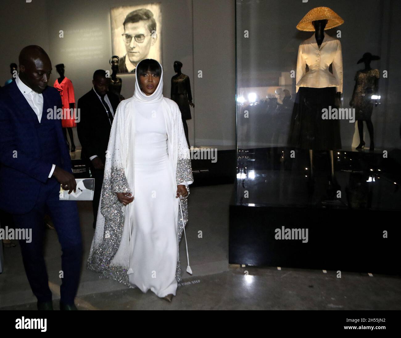 British model Naomi Campbell and Sir Ozwald Boateng, attend the 'Dior ...