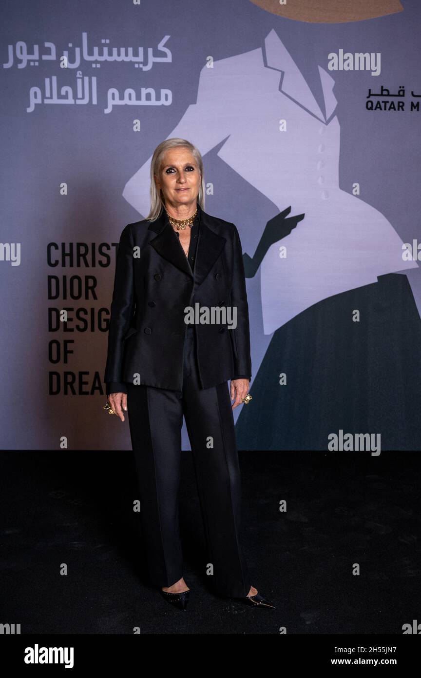 Dior Creative Director, Italian Maria Grazia Chiuri arrives to Dior ...
