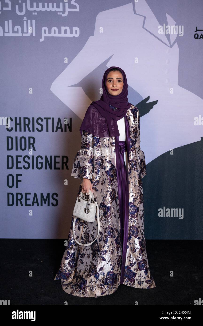 Qatari Sheikha Reem Al-Thani arrives to Dior Designer of Dreams ...