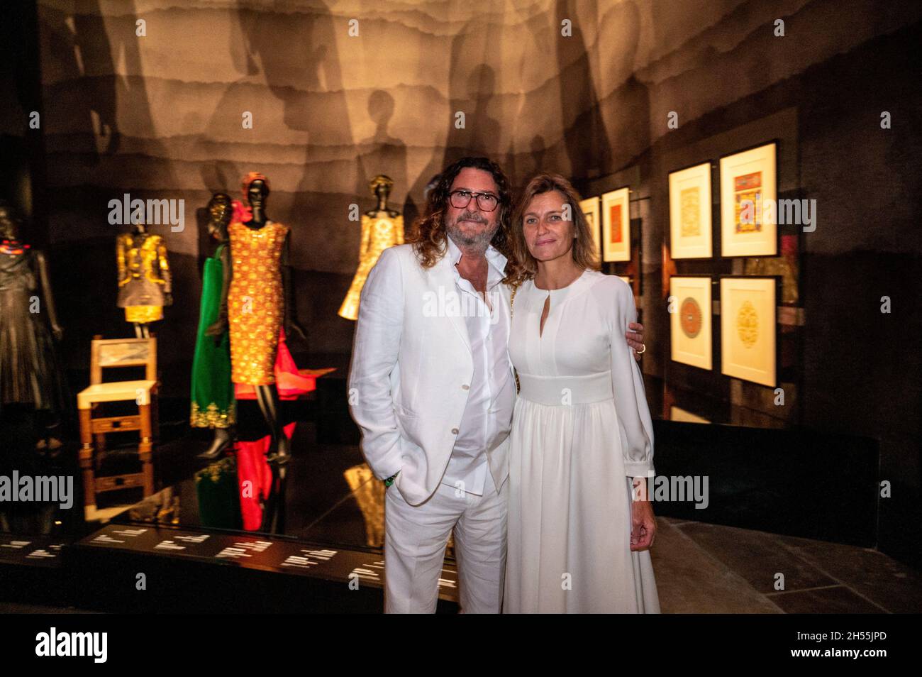 French CEO of â Ventes Priveesâ Jacques-Antoine Granjon and wife ...