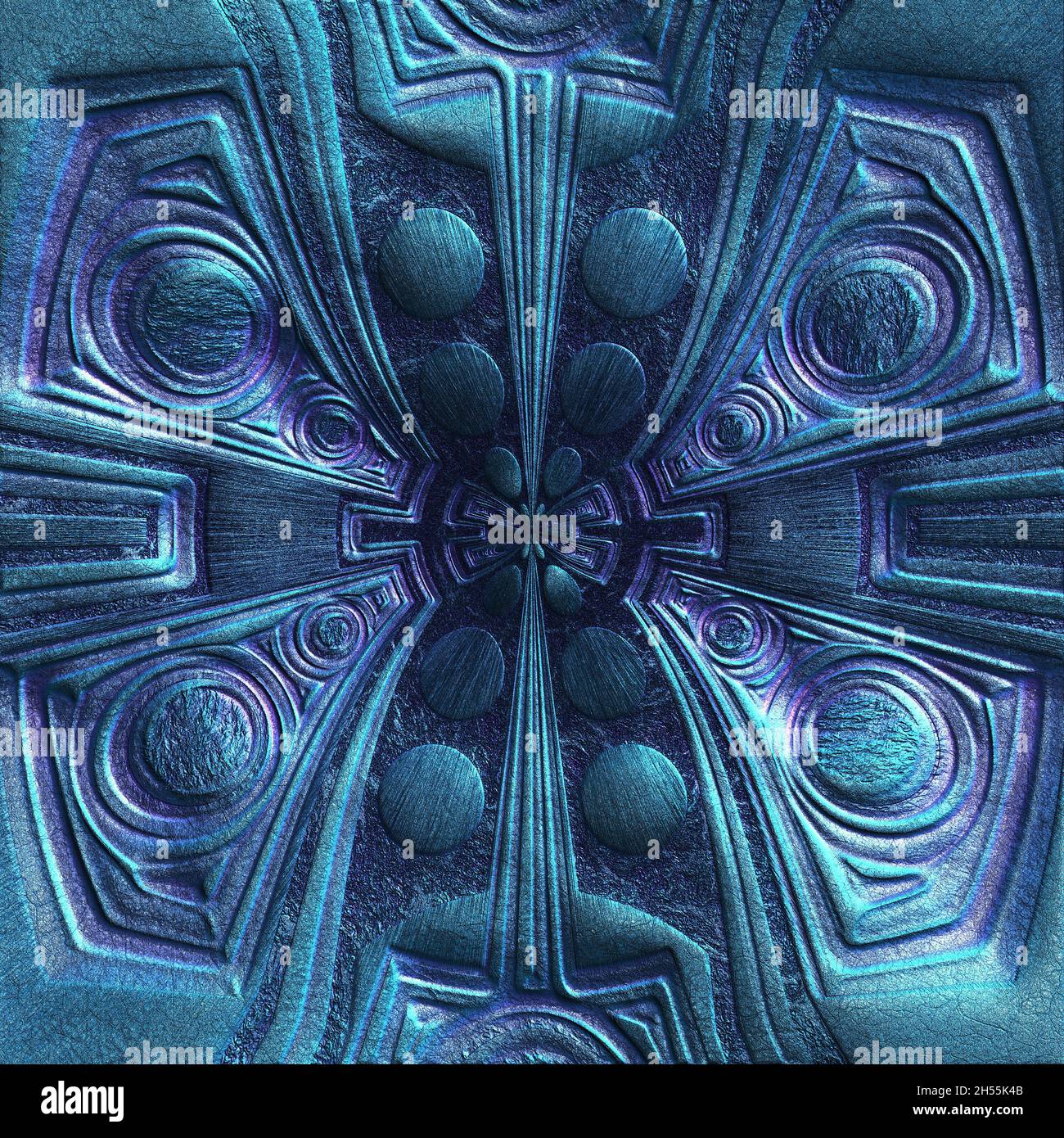 Luxury background seamless tile with embossed pattern on leather Stock ...