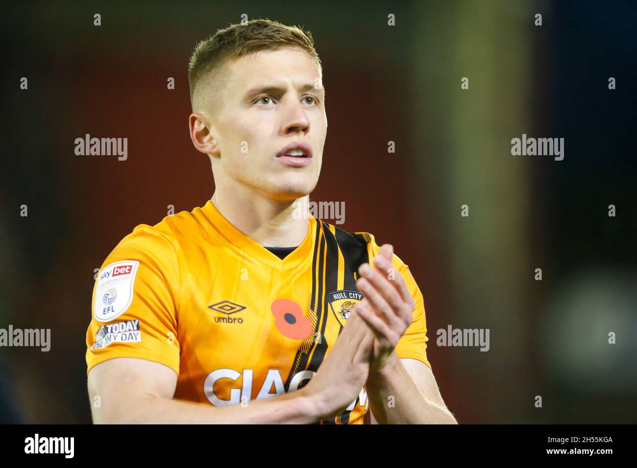 Greg Docherty #8 of Hull City Stock Photo - Alamy