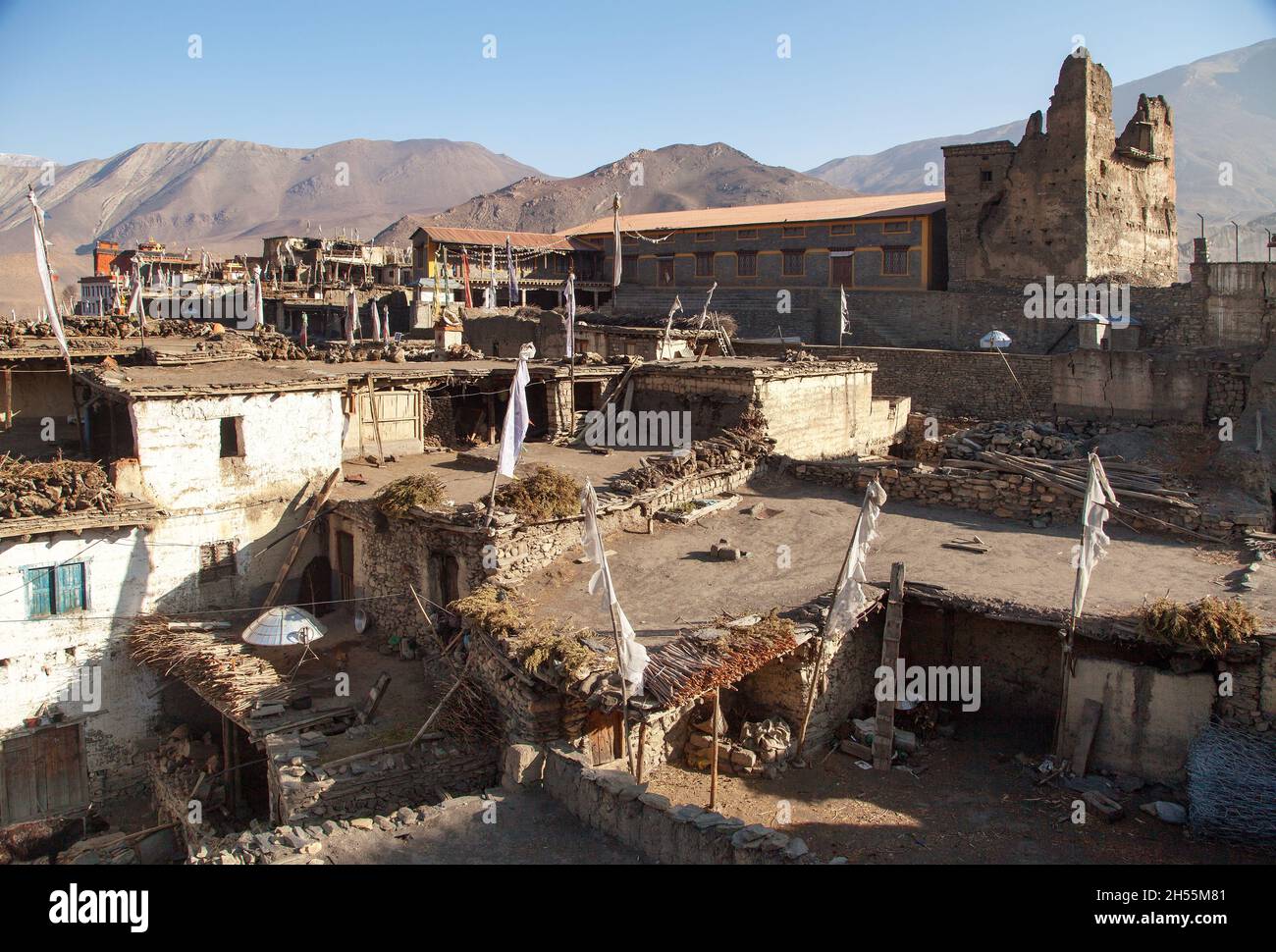 Jharkot village, one of the best villages in round Annapurna circuit ...