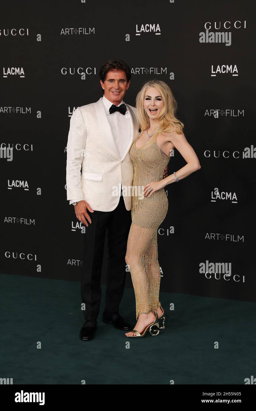Eric Albert and Elizabeth Tenhouten arrive at the 2021 LACMA Art + Film ...