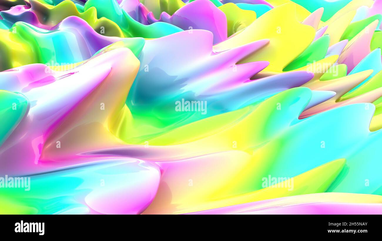 Color wave organic Concept fluid art Wavy backdrop modern design for ...