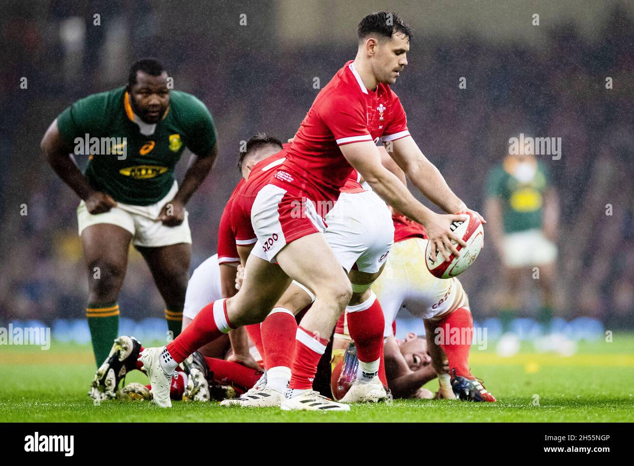 Tomos Williams of Wales during the Autumn Nations Series 2021, rugby ...