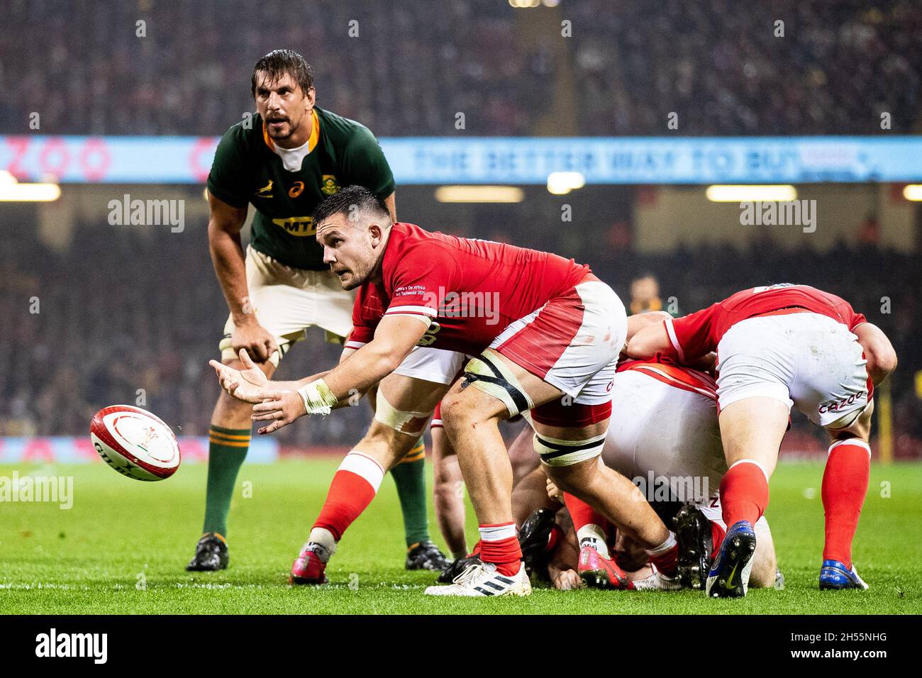 Ellis Jenkins of Wales during the Autumn Nations Series 2021, rugby ...