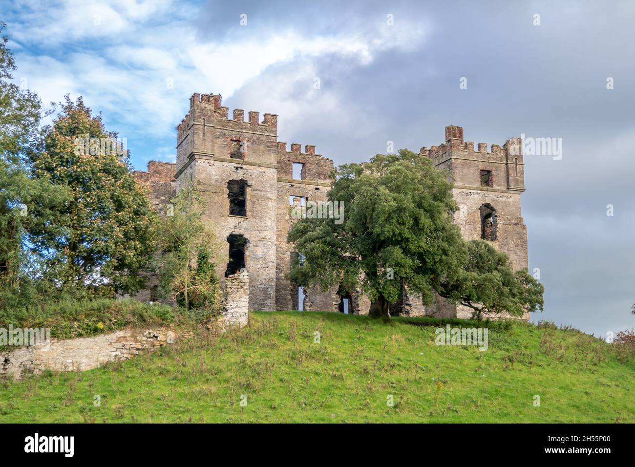The remains of Raphoe castle in County Donegal - Ireland Stock Photo ...