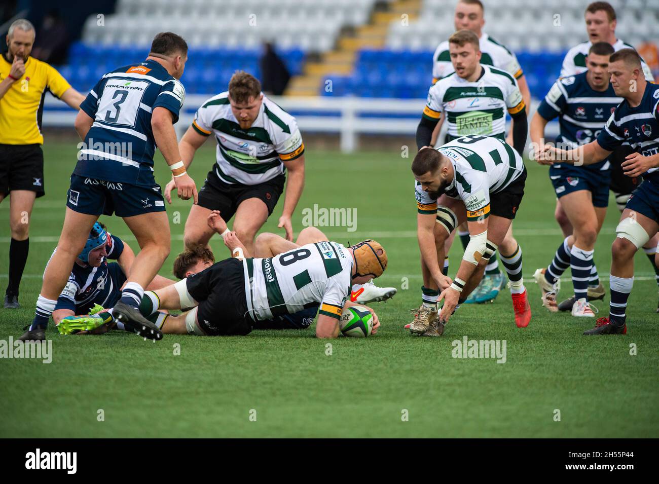 Coventry, UK. 06th Nov, 2021. Josh Poullet of Nottingham seen in action ...
