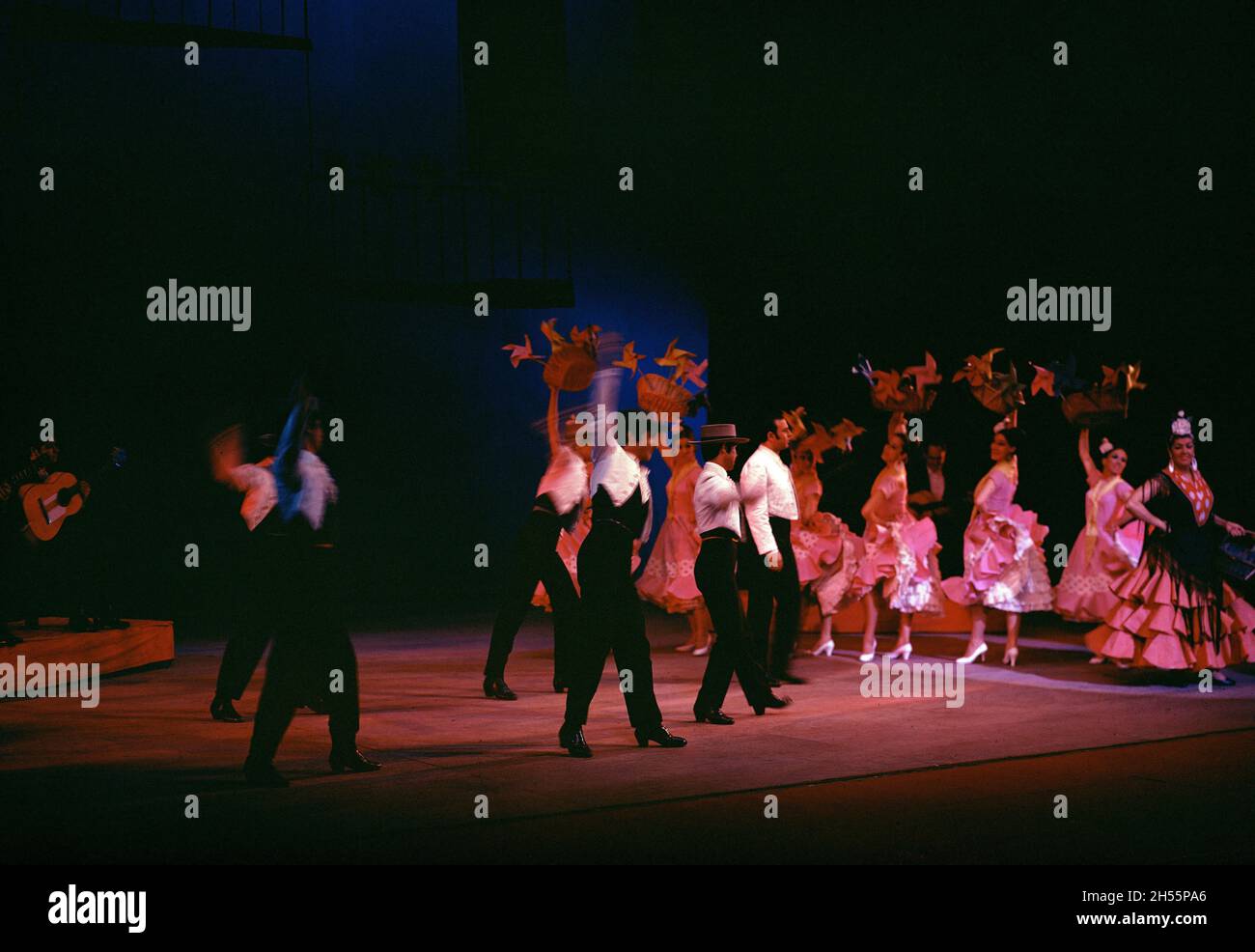 ESTAMPA FLAMENCA ESCENA BALLET ETERNA CASTILLA DE ANTONIO RUIZ SOLER EL ...