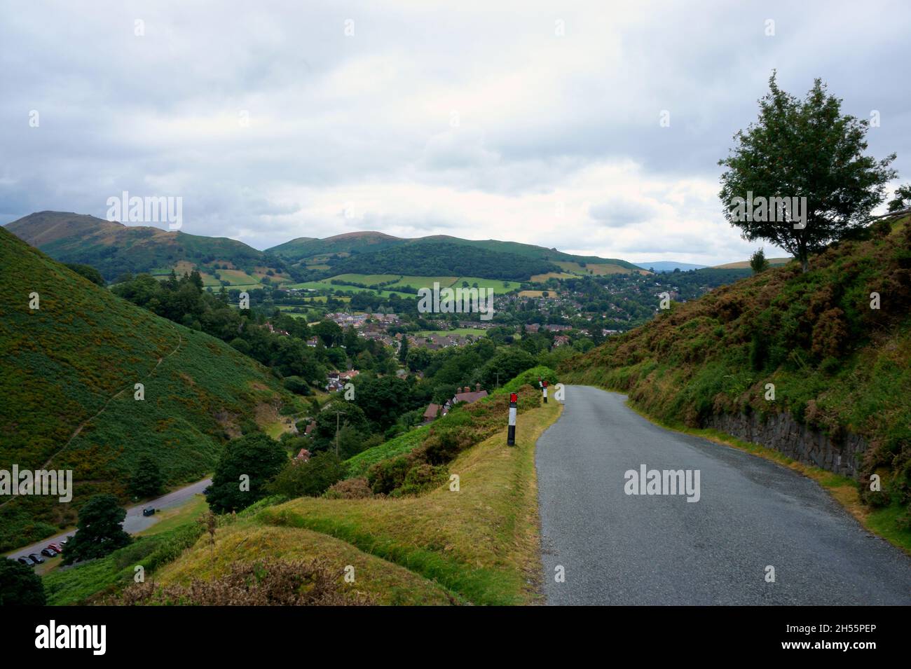 The Burway on The Long Mynd, Church Stretton, Shropshire, England, UK ...