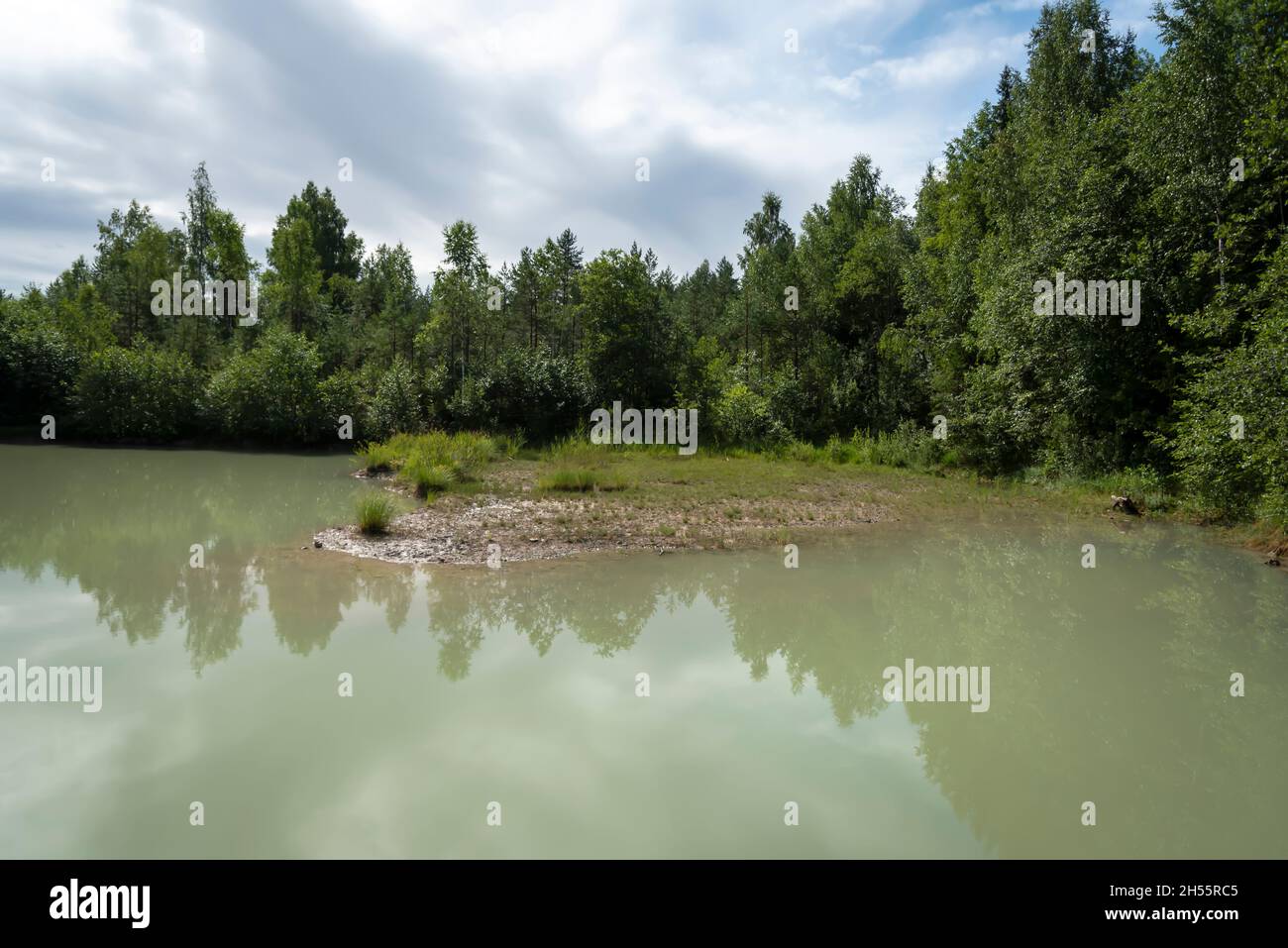 View to lake of freshwater Stock Photo - Alamy
