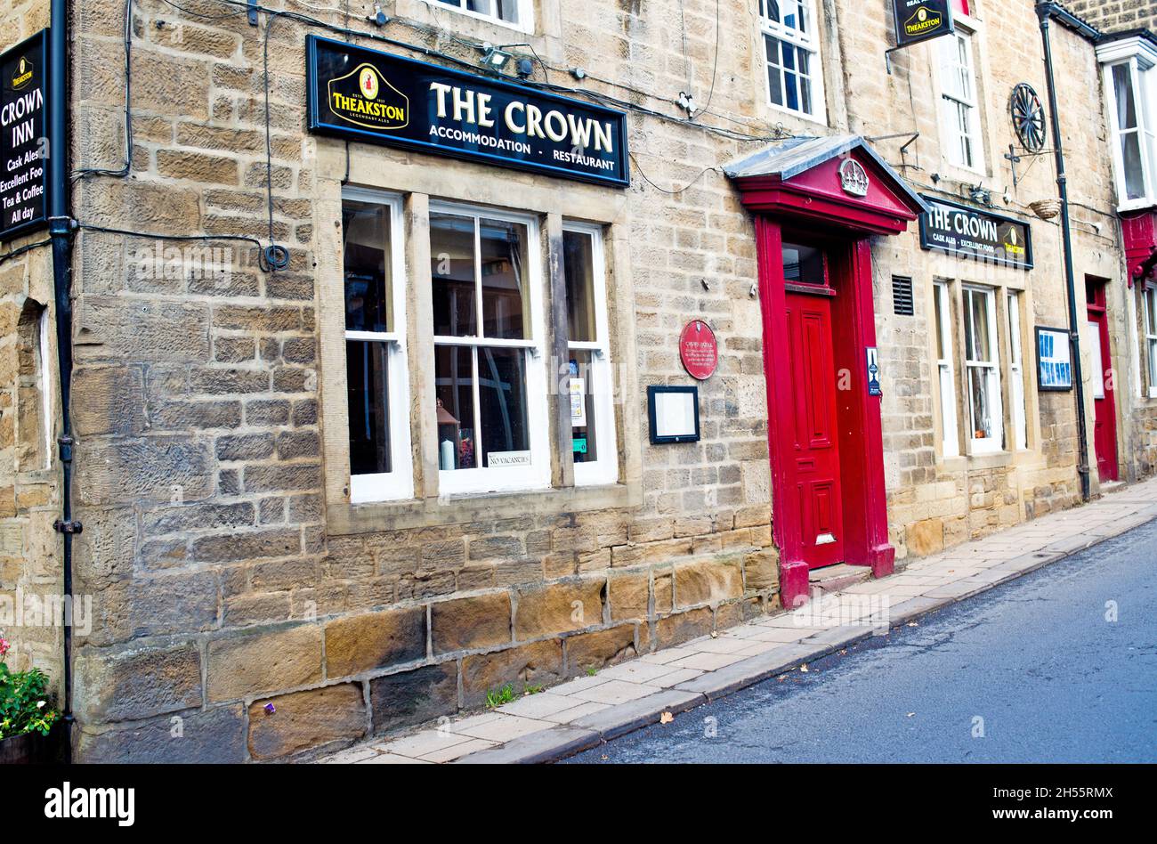 The Crown Pateley Bridge, Nidderdale, England Stock Photo - Alamy