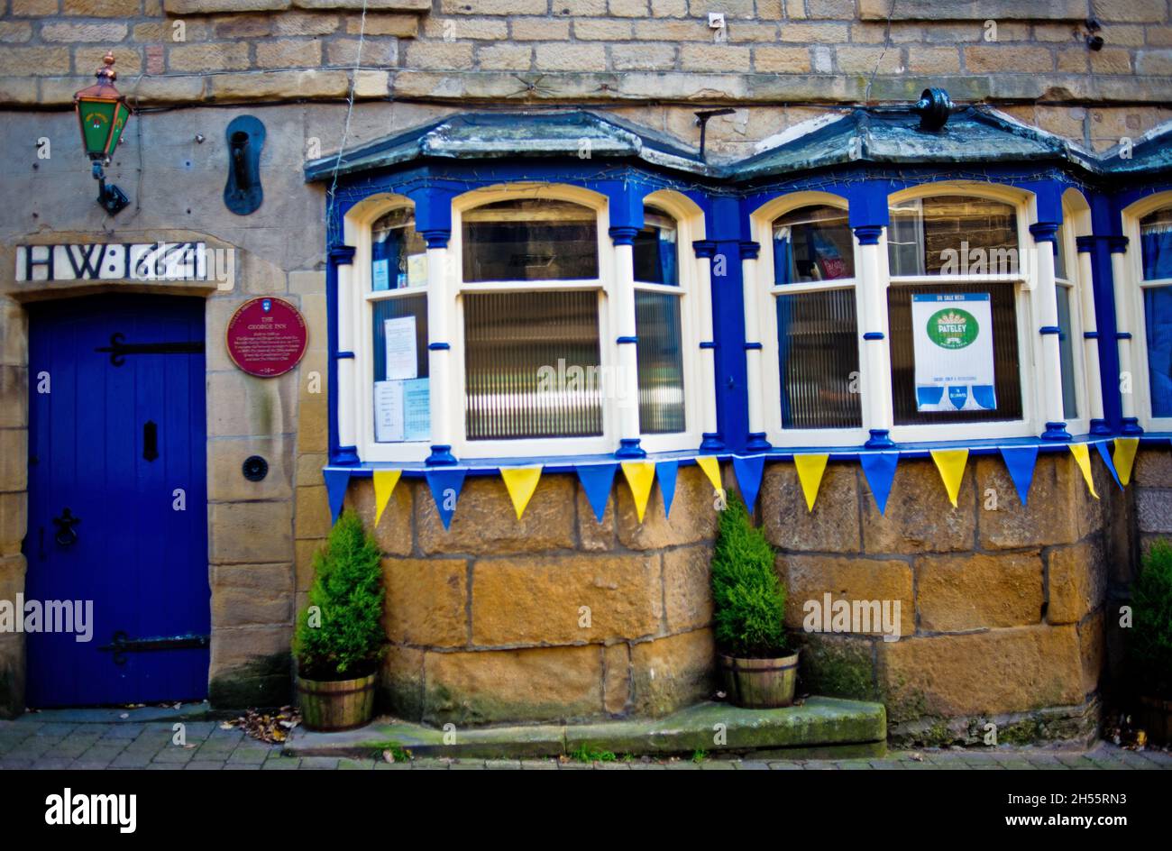 The Pateley club, Pateley Bridge, Nidderdale, England Stock Photo - Alamy