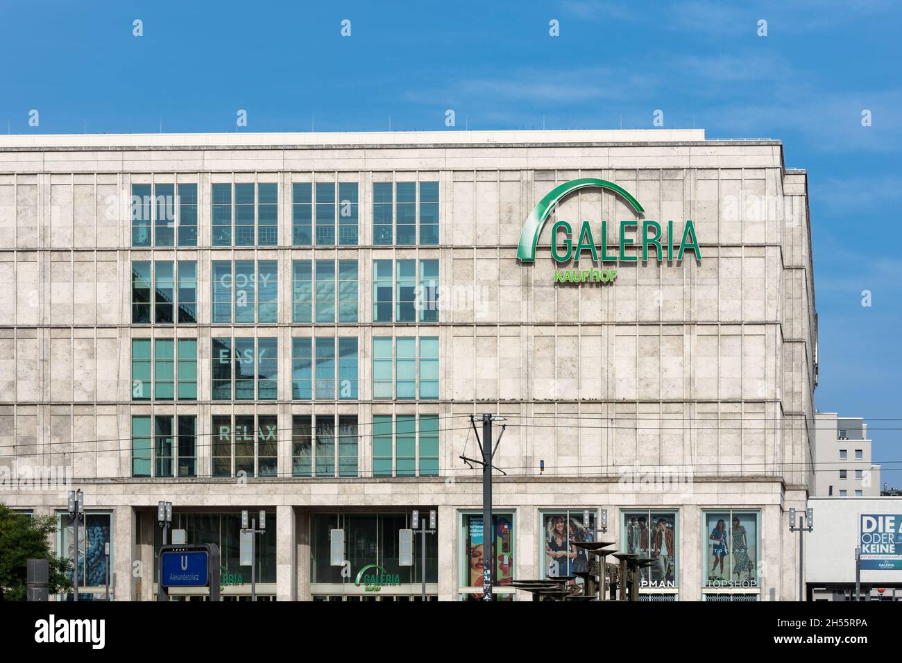Galeria Kaufhof department store on Alexanderplatz Stock Photo - Alamy