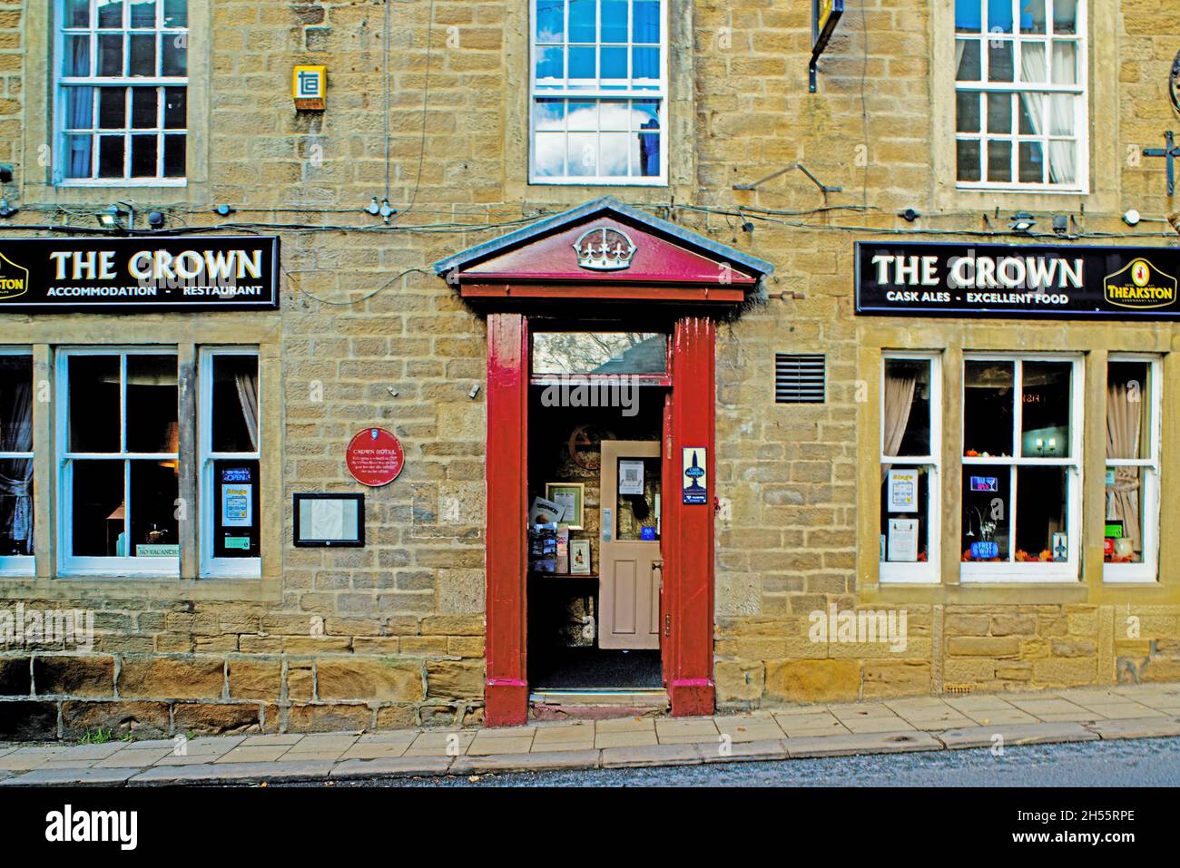 The Crown Pateley Bridge, Nidderdale, England Stock Photo - Alamy