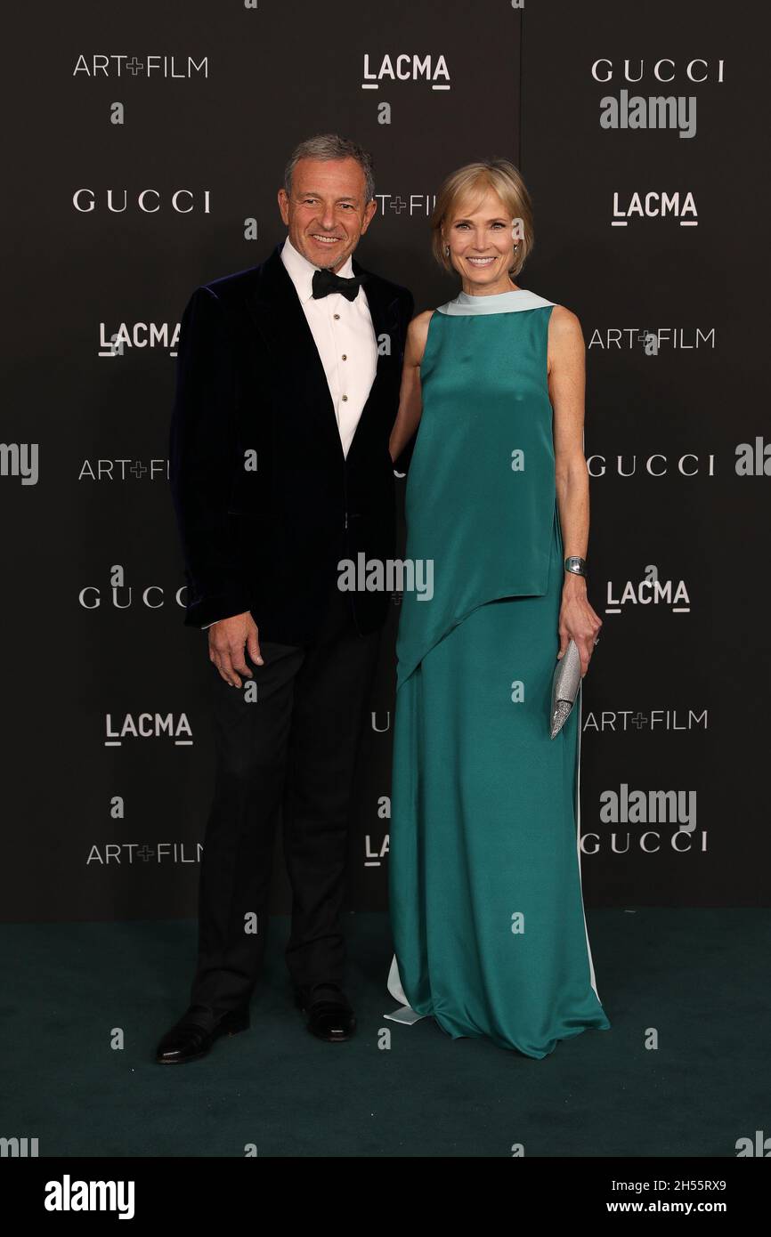 Los Angeles, USA. 06th Nov, 2021. Bob Iger and Willow Bay arrive at the ...