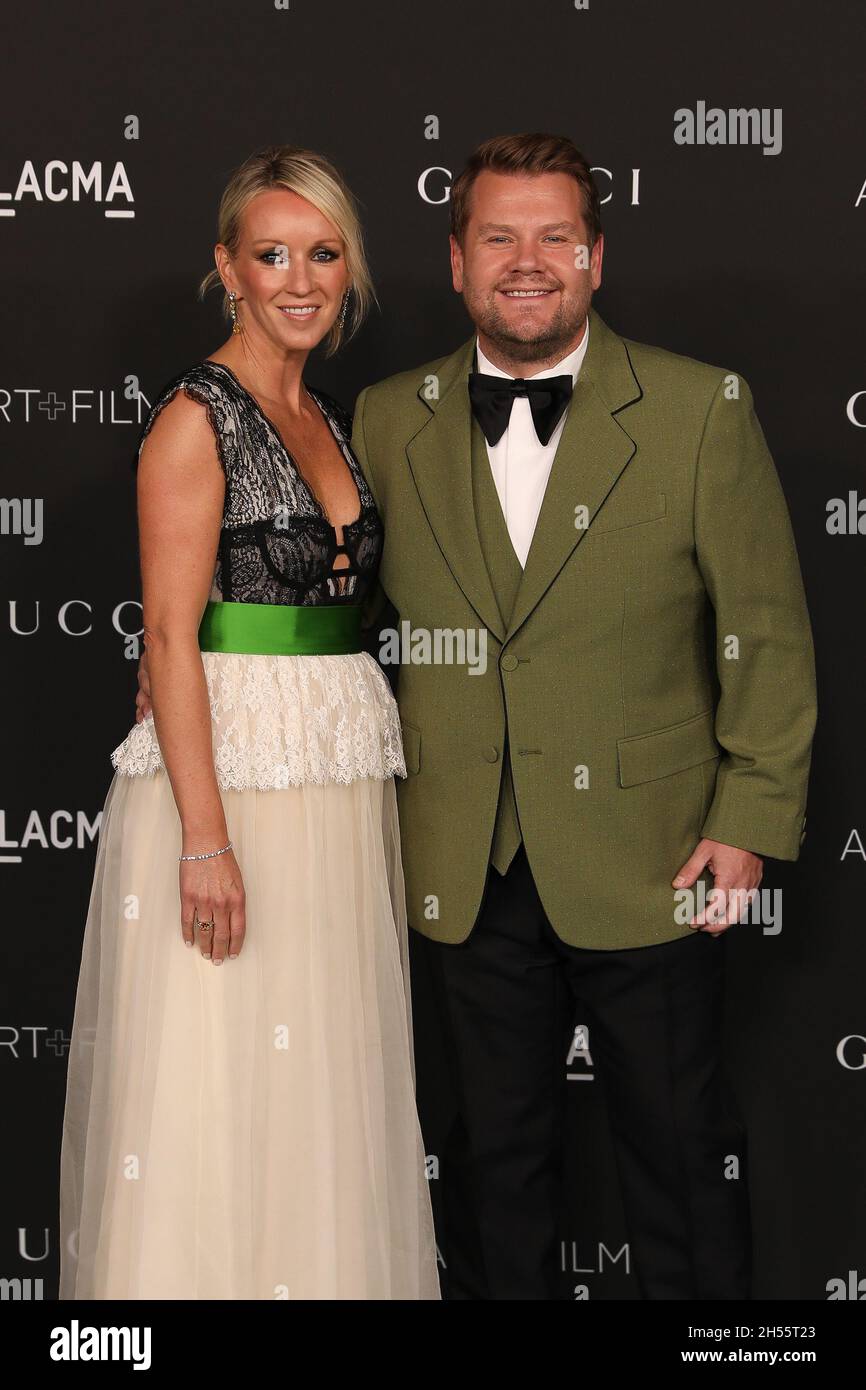 Los Angeles, USA. 06th Nov, 2021. Julia Carey and James Cordon arrive ...
