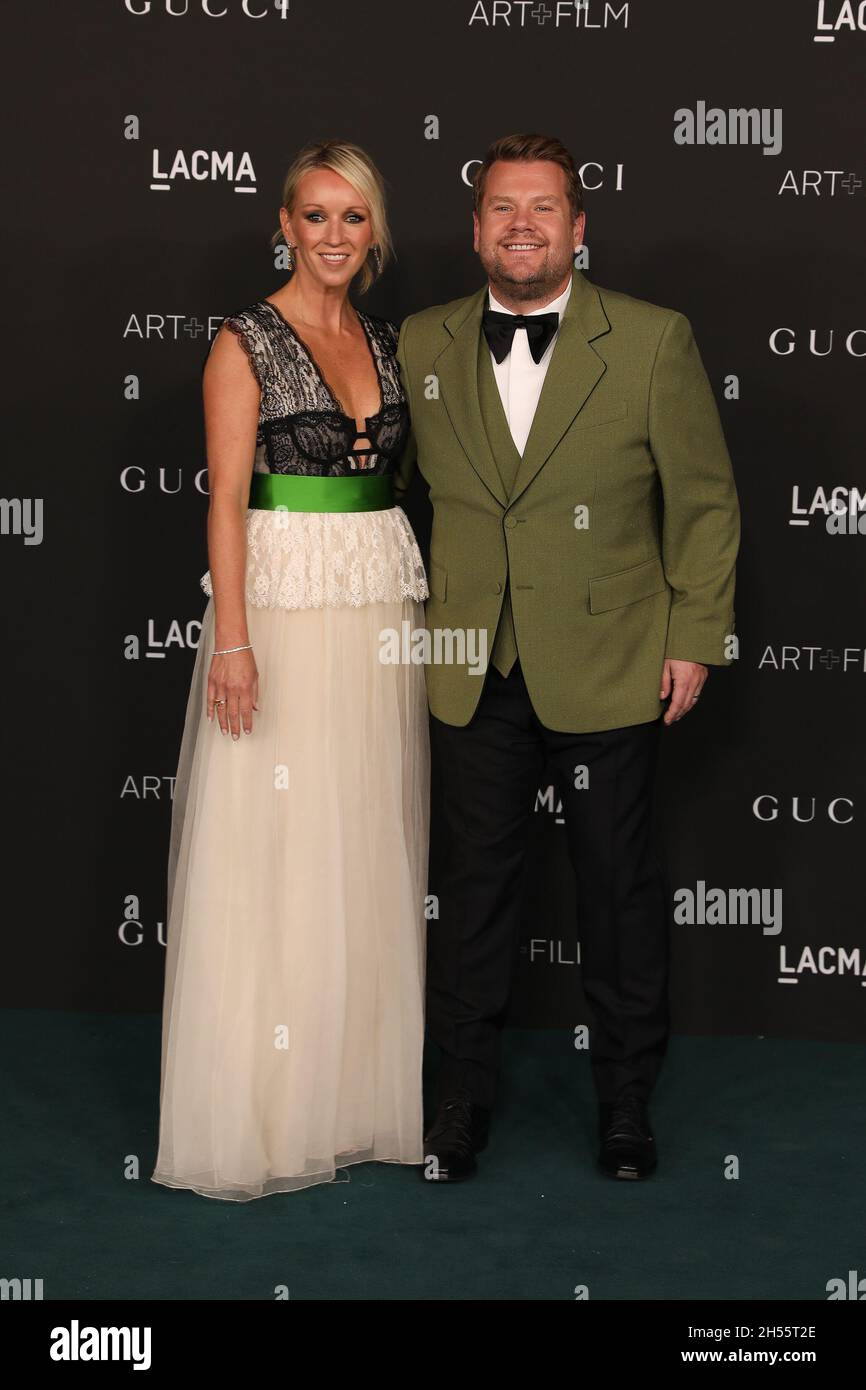 Los Angeles, USA. 06th Nov, 2021. Julia Carey and James Cordon arrive ...