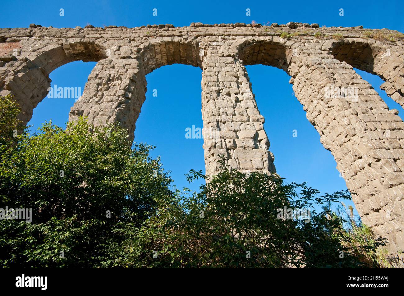Ancient Aqueduct Claudio-Anio Novus, Park of the Aqueducts (Parco degli ...