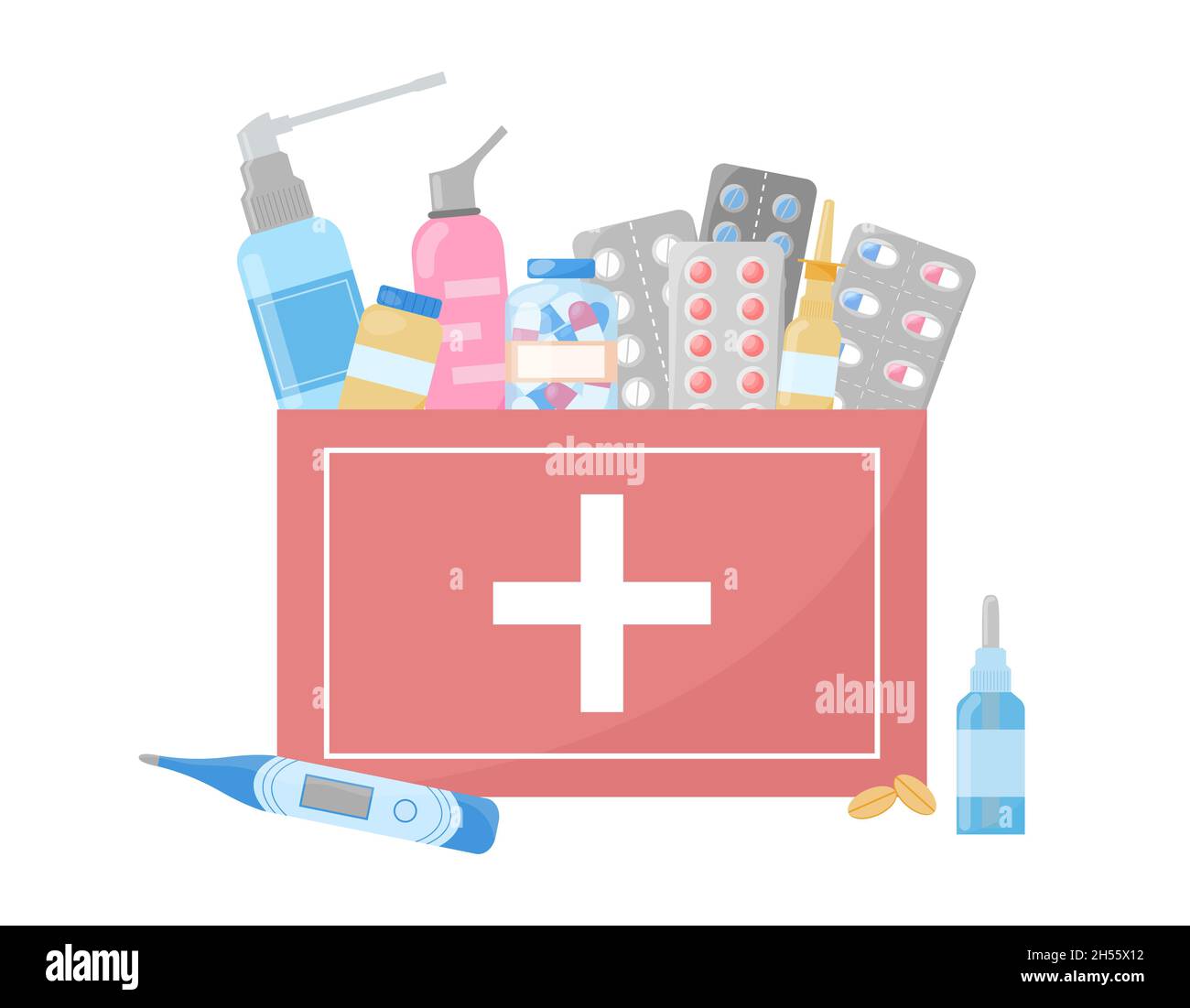 First aid box design hi-res stock photography and images - Alamy
