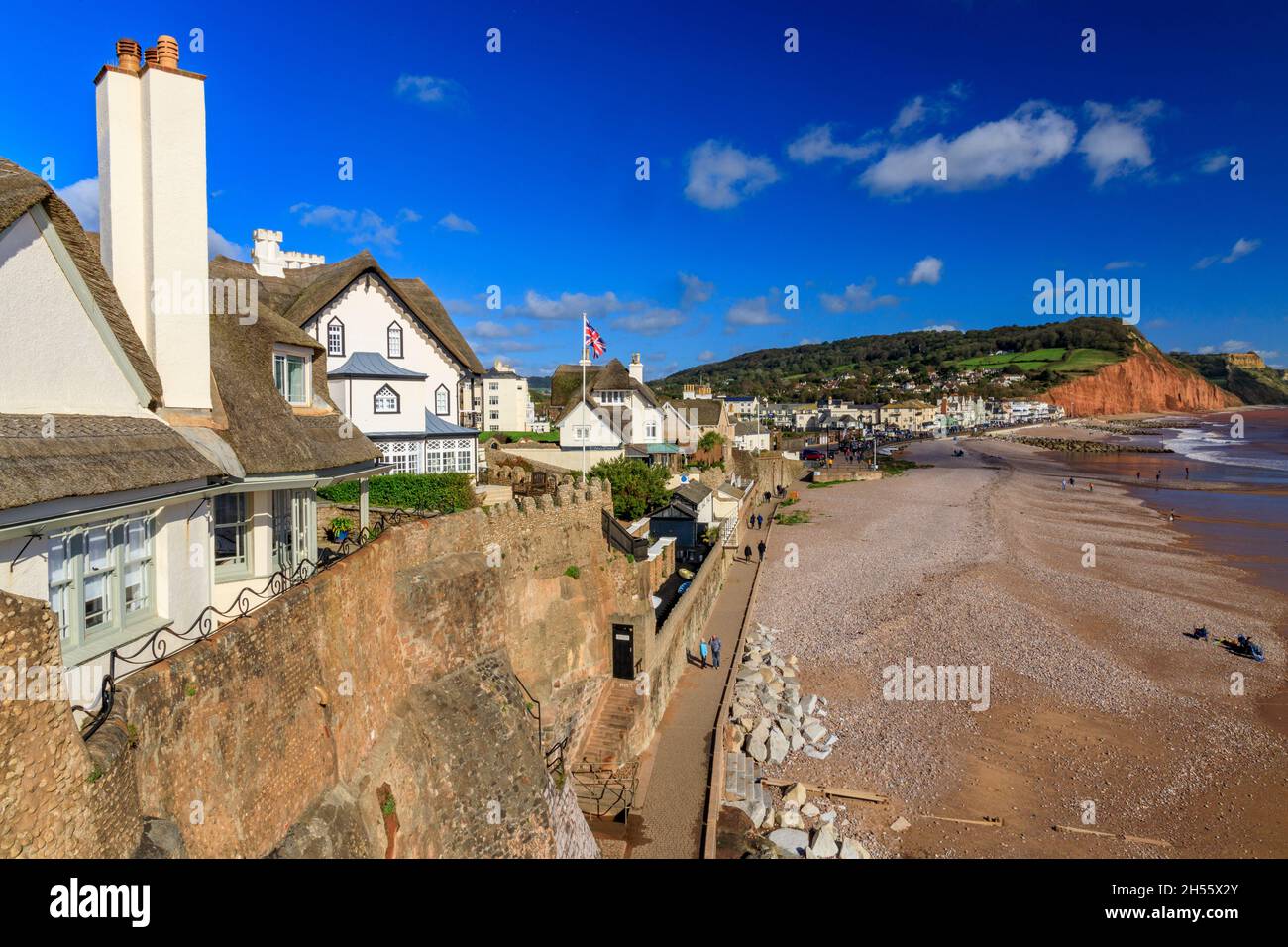 Sidmouth is a popular Victorian seaside resort on the Jurassic Coast ...