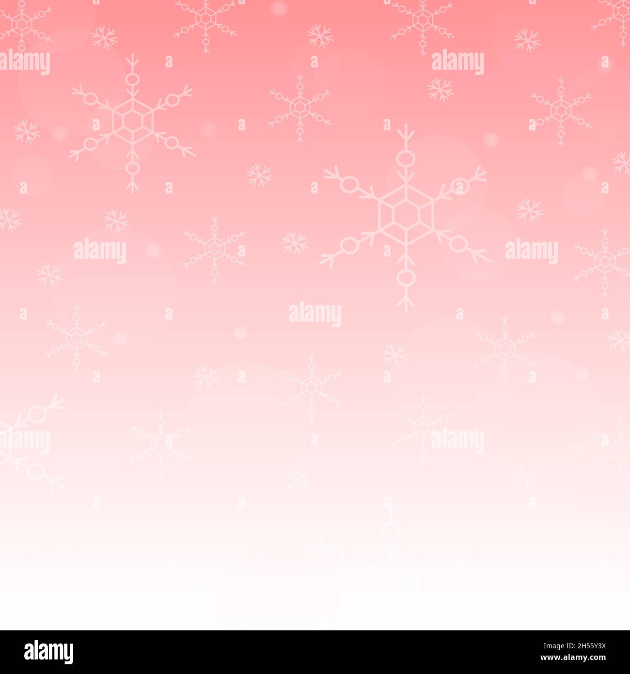 Snowflakes falling christmas decoration Stock Vector Images - Alamy