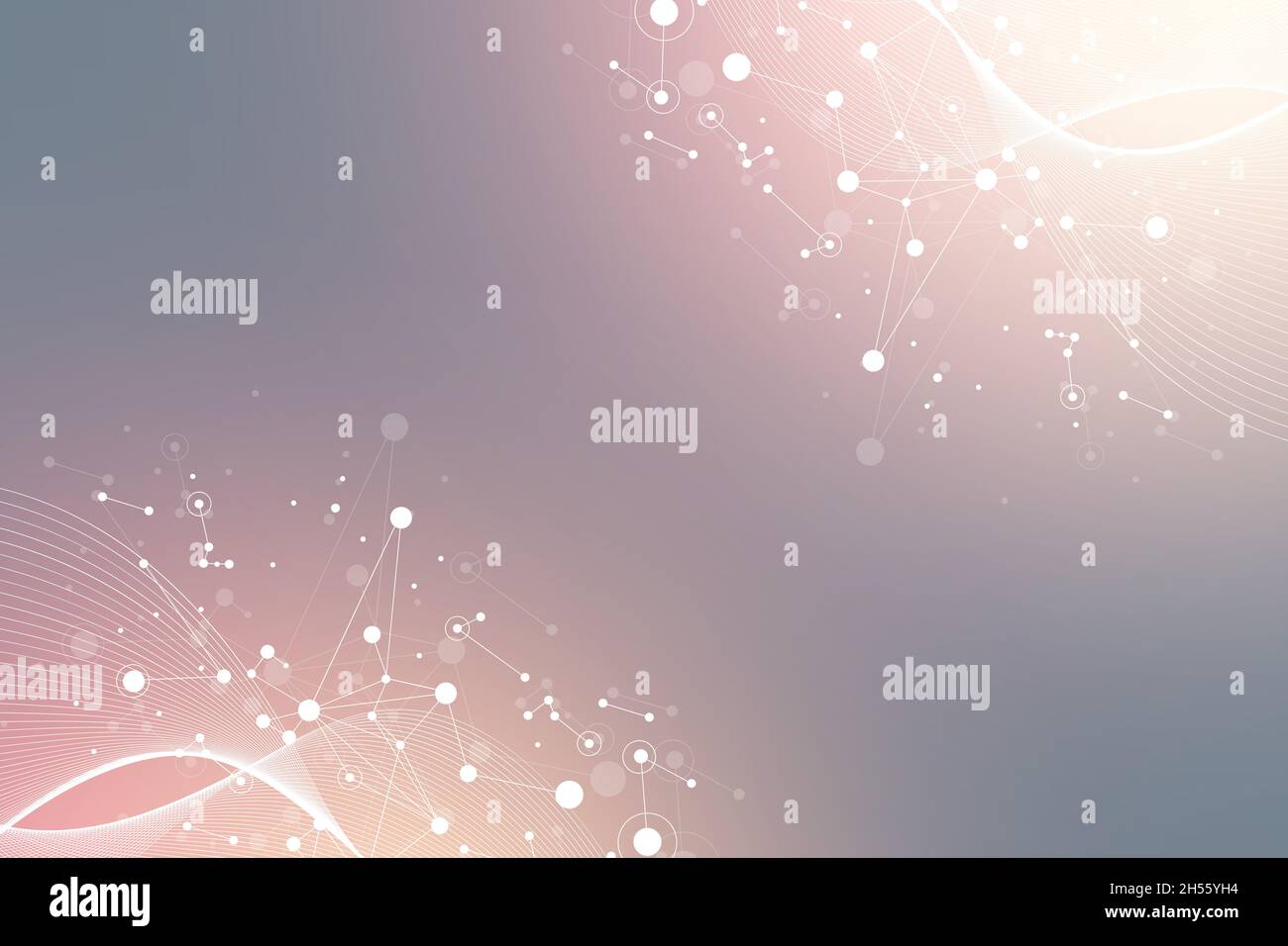 Big data visualization. Geometric abstract background visual ...