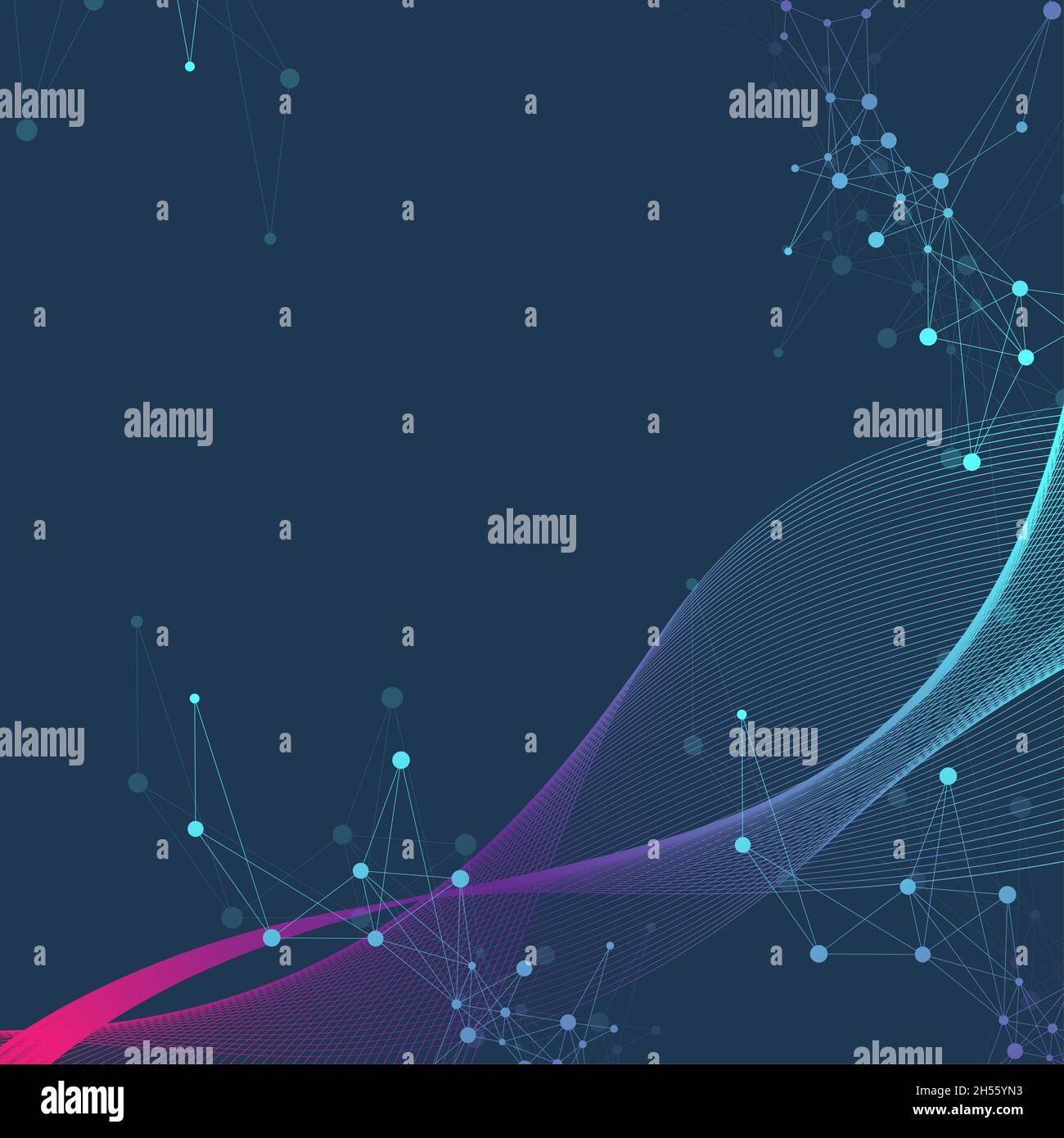 Expansion of life. Colorful explosion background with connected line ...