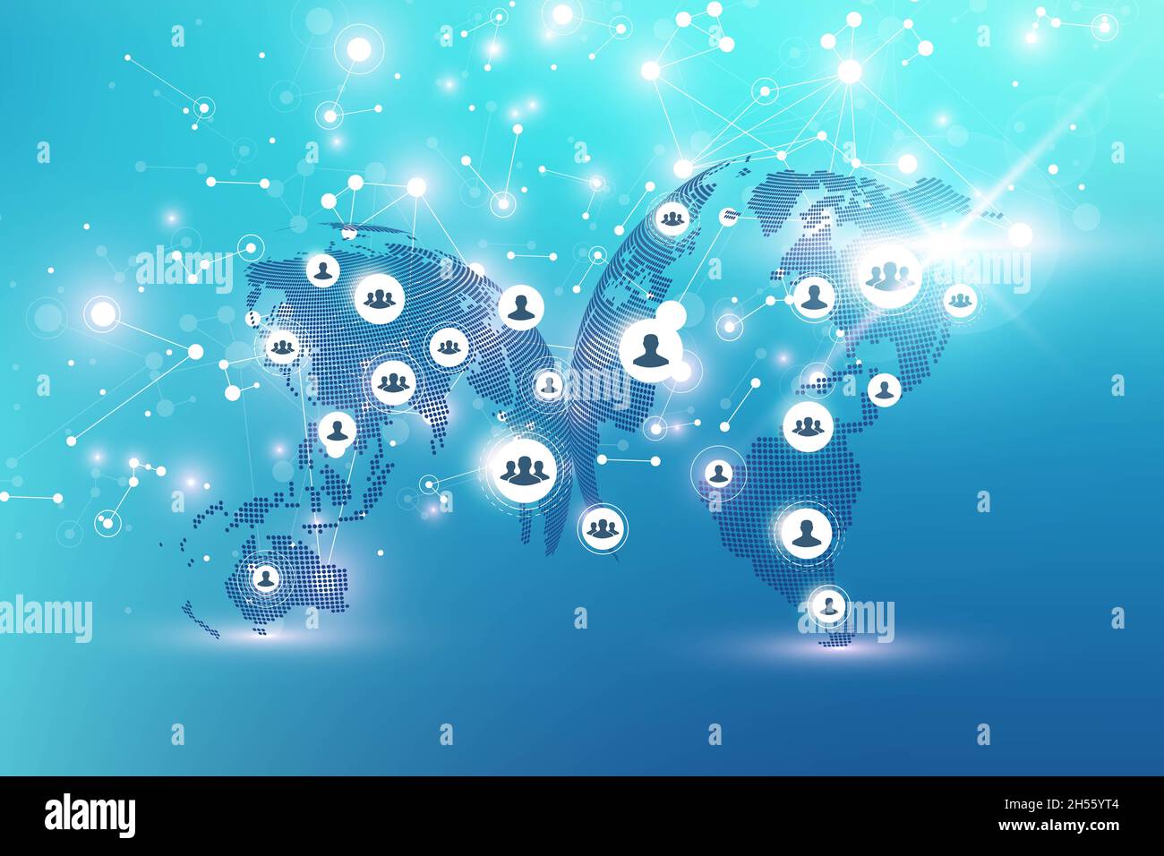 Big Data Visualization Geometric Abstract Background Visual Information Complexity Futuristic