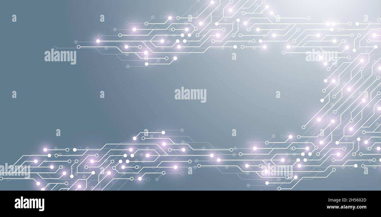 Computer motherboard background with circuit board electronic elements ...