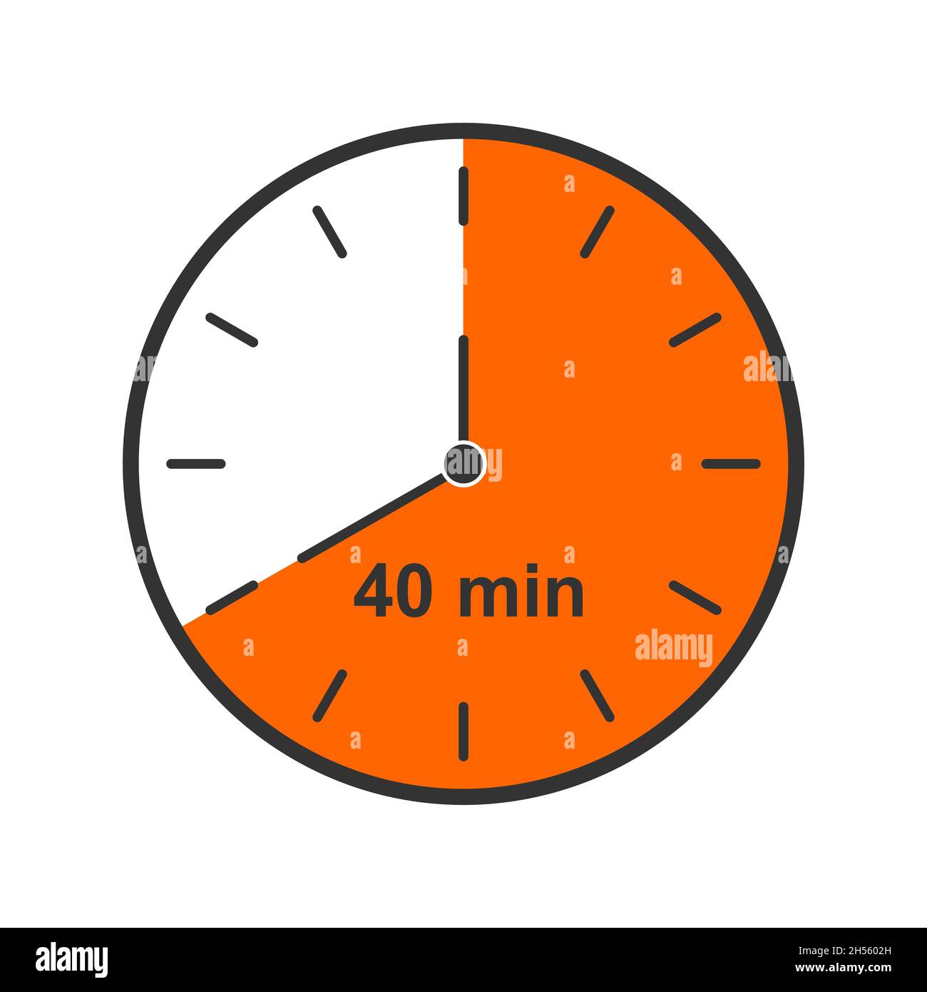 clock-icon-with-40-minutes-time-interval-countdown-timer-or-stopwatch