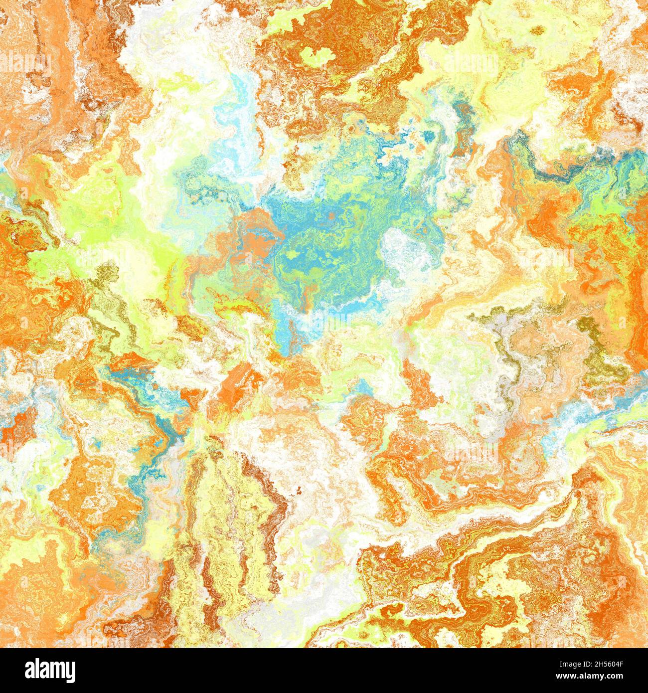 Seamless abstract painted brushed marble texture. Rainbow bright ...