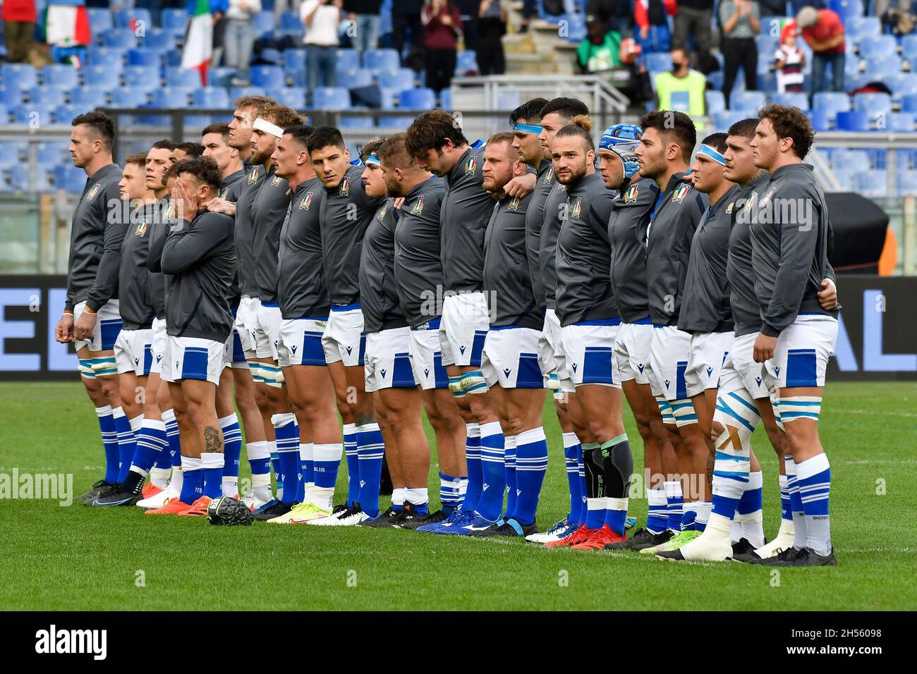 Italy Team during the Test Match Rugby Italy vs All Blacks New Zealand ...