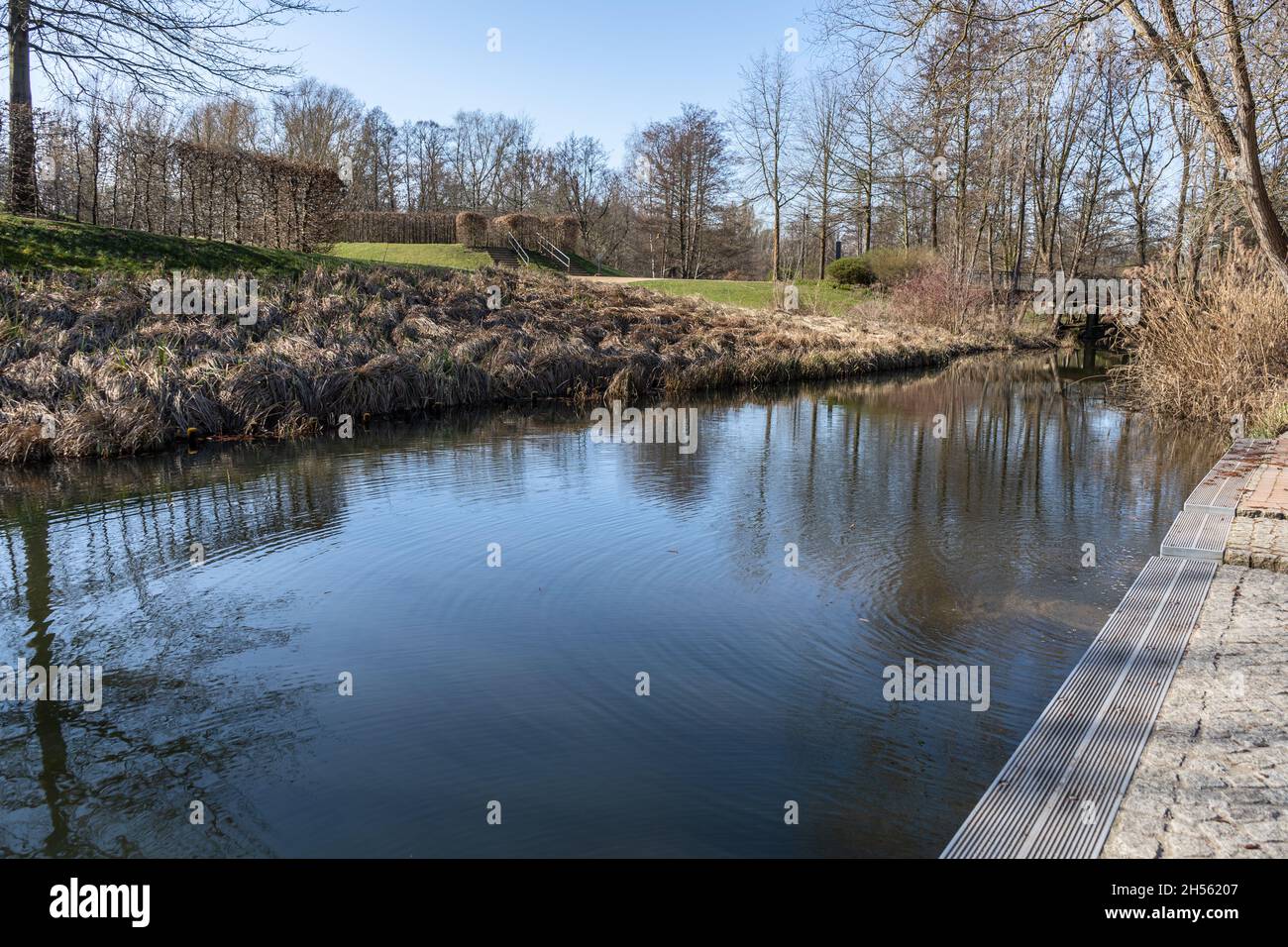 idyllic river course in the Srpreewald Stock Photo - Alamy