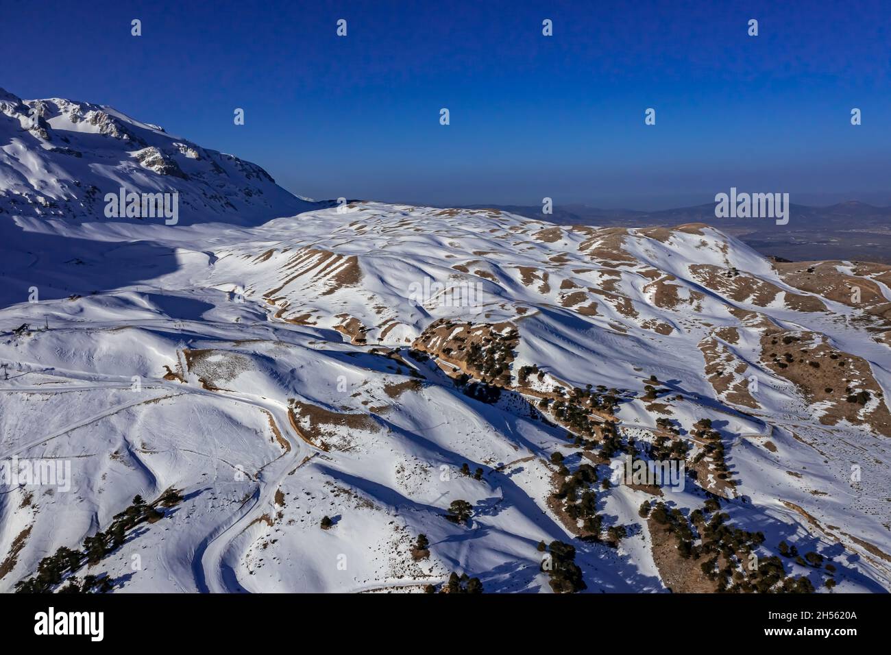 Davraz Dağı in Turkey | Luftbilder von Davraz Dağı Stock Photo - Alamy