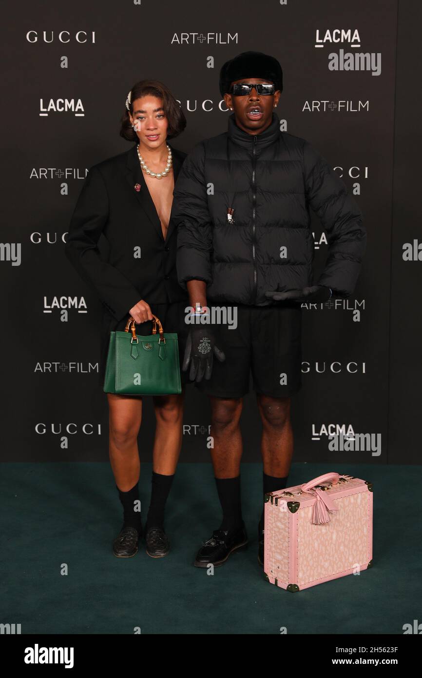 Reign Judge and Tyler, the Creator arrive at the 2021 LACMA Art + Film Gala held at LACMA in Los ...