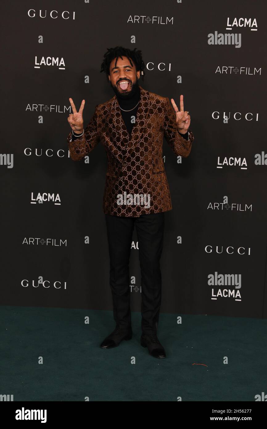 Deon Jones arrives at the 2021 LACMA Art + Film Gala held at LACMA in ...